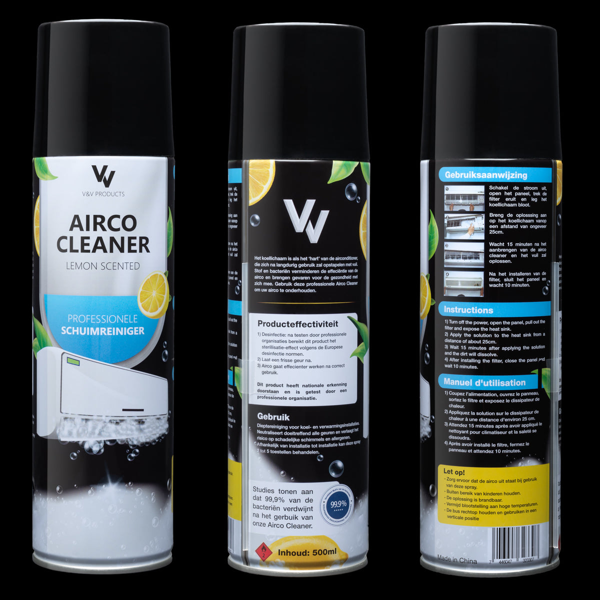 Airco Cleaner Lemon 1 stuk – Airco Cleaner by V&V Products